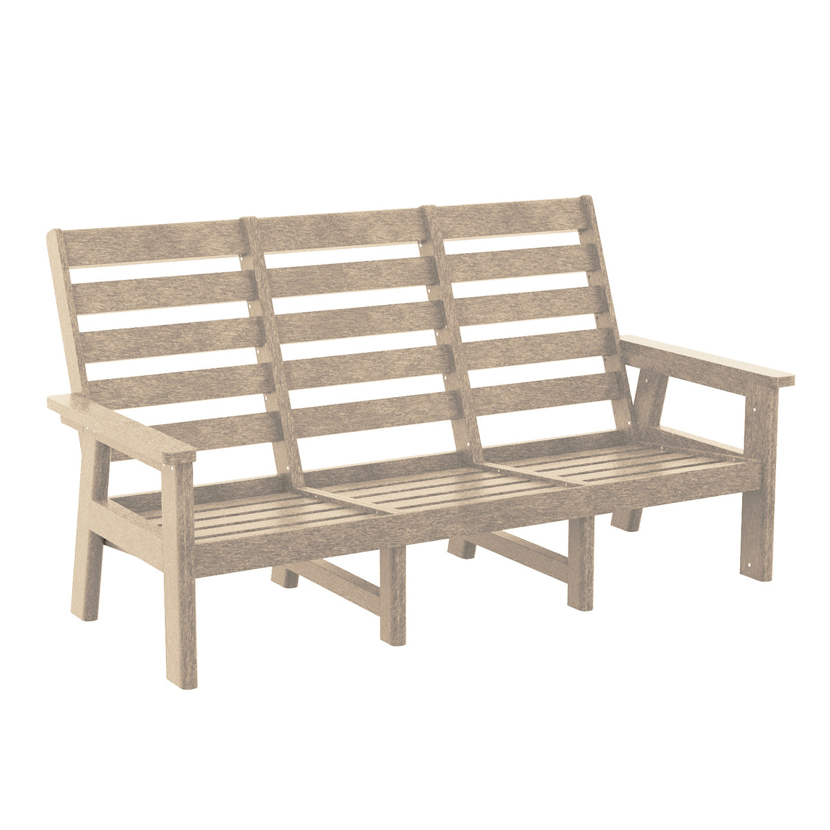 BEIGE CHARLESTON HIGH BACK SOFA FRAME ONLY, CUSHIONS SOLD SEPARATELY D ...