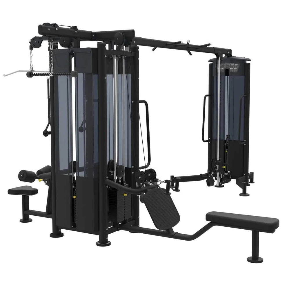 EL 5 STACK JUNGLE SYSTEM BLACK COMMERCIAL GYM — Fitness Depot Ottawa