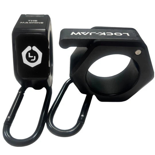 LOCK JAW BLACK ALUMINUM MACHINE W/ CHAIN HOLDER — Fitness Depot Ottawa