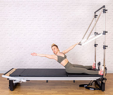 PILATES A8 REFORMER HALF CADILLAC, MAT CONVERTER AND PLATFORM EXTENDER ...