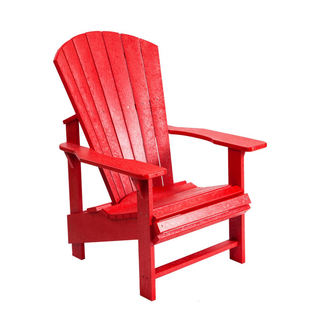 UPRIGHT ADIRONDACK CHAIR RED C03 — Fitness Depot Ottawa