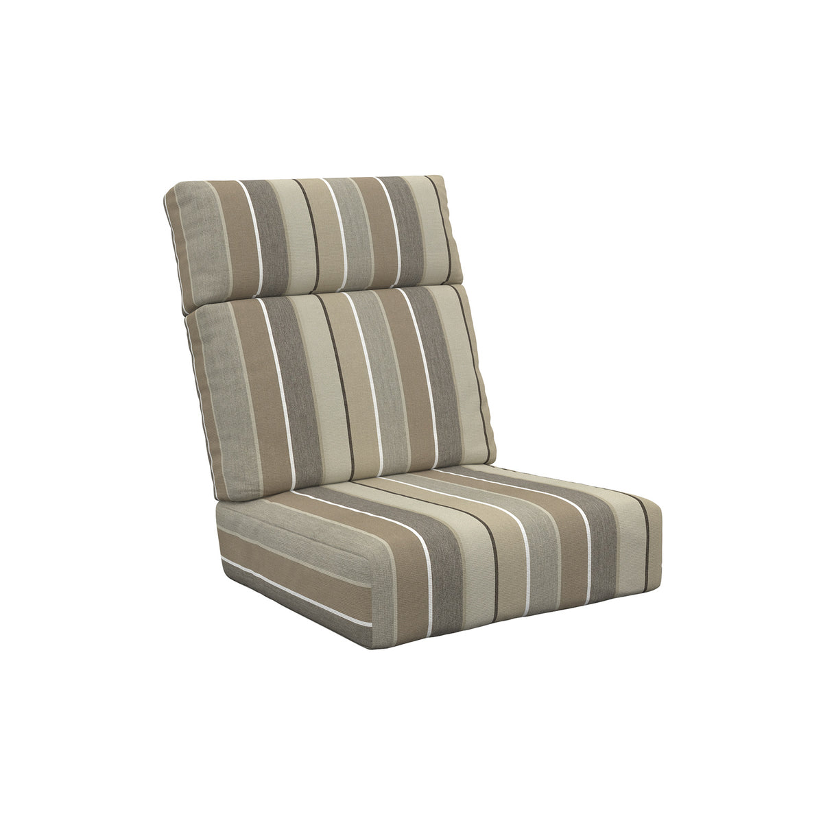 CHARLESTON MILANO CHARCOAL HIGH BACK DEEP SEATING CUSHION, INCLUDES 1 ...