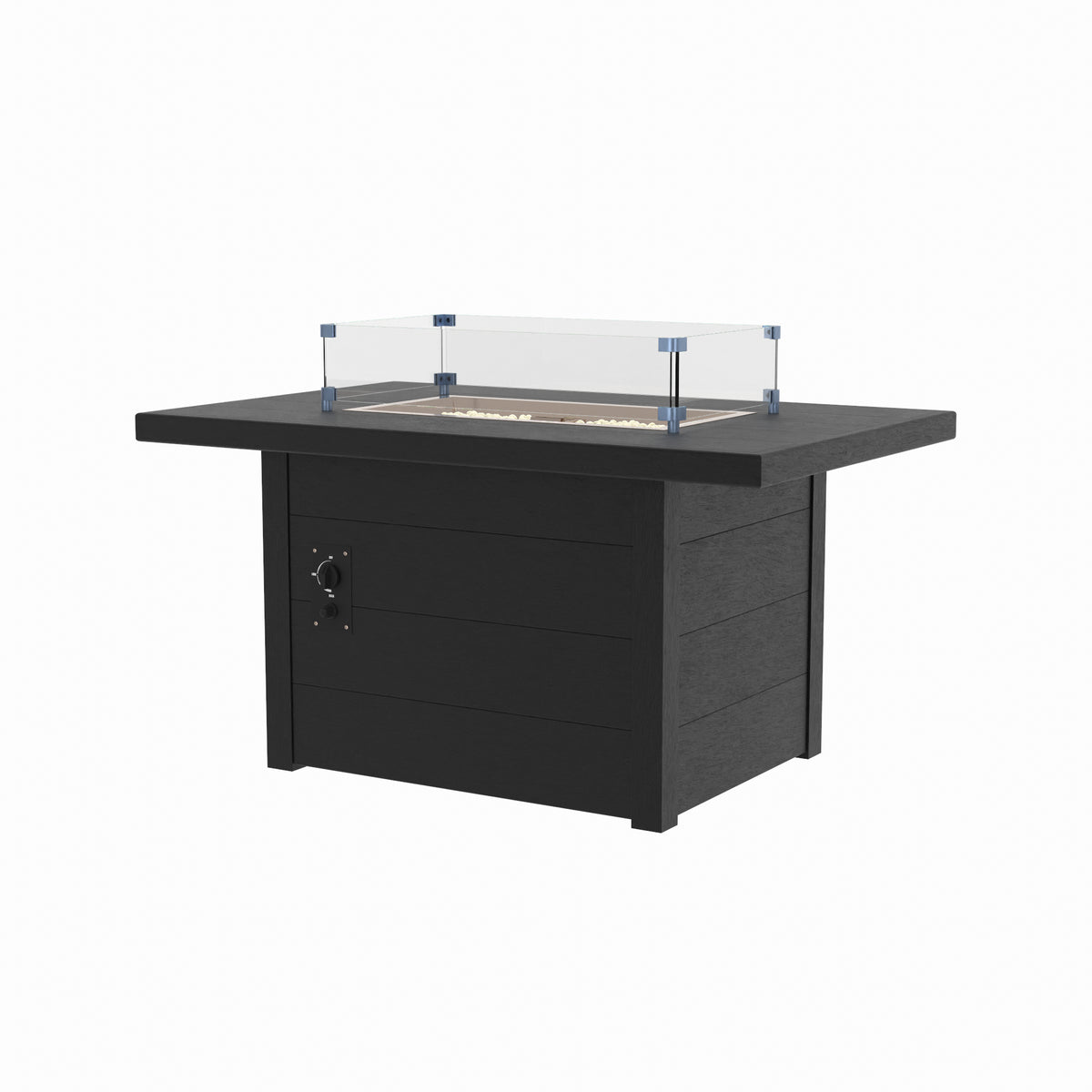 FIRE TABLE (48" RECTANGULAR BLACK) FT01 — Fitness Depot Ottawa