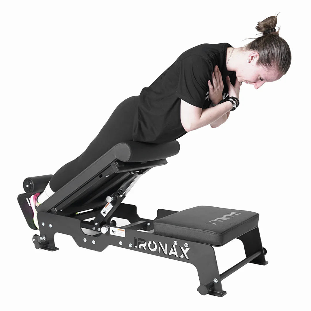 IRONAX ADJUSTABLE NORDIC BENCH GHD SKU: 70209 — Fitness Depot Ottawa
