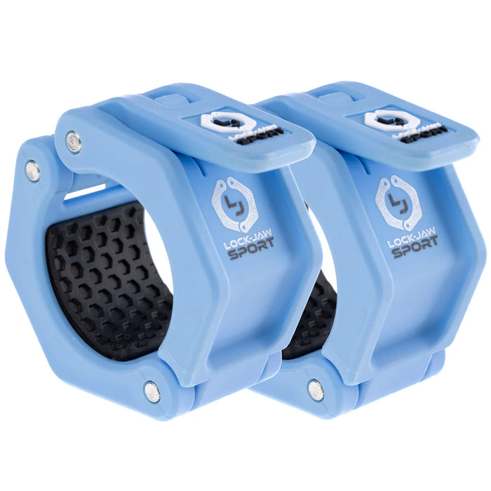 LOCK JAW SPORT LIGHT BLUE OLYMPIC WEIGHT COLLARS — Fitness Depot Ottawa