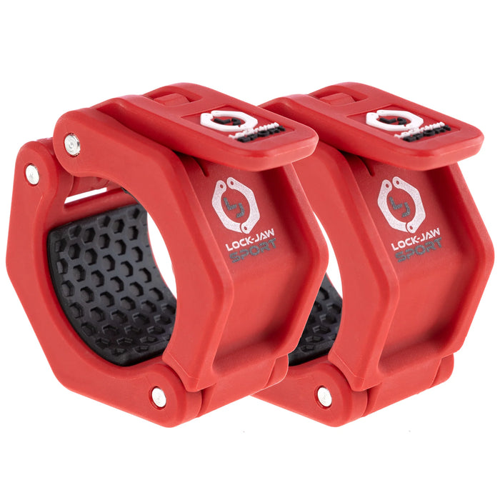 LOCK JAW SPORT RED OLYMPIC WEIGHT COLLARS — Fitness Depot Ottawa