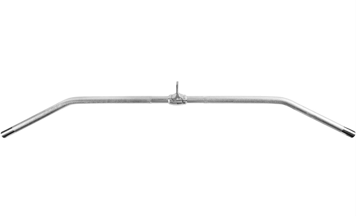 Solid Lat Bar 48', Chrome Cable Attachment — Fitness Depot Ottawa