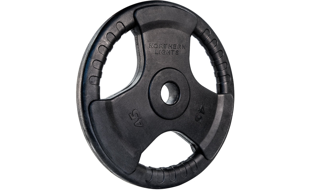 Olympic Rubber Coated Weight Plate, 45lbs — Fitness Depot Ottawa